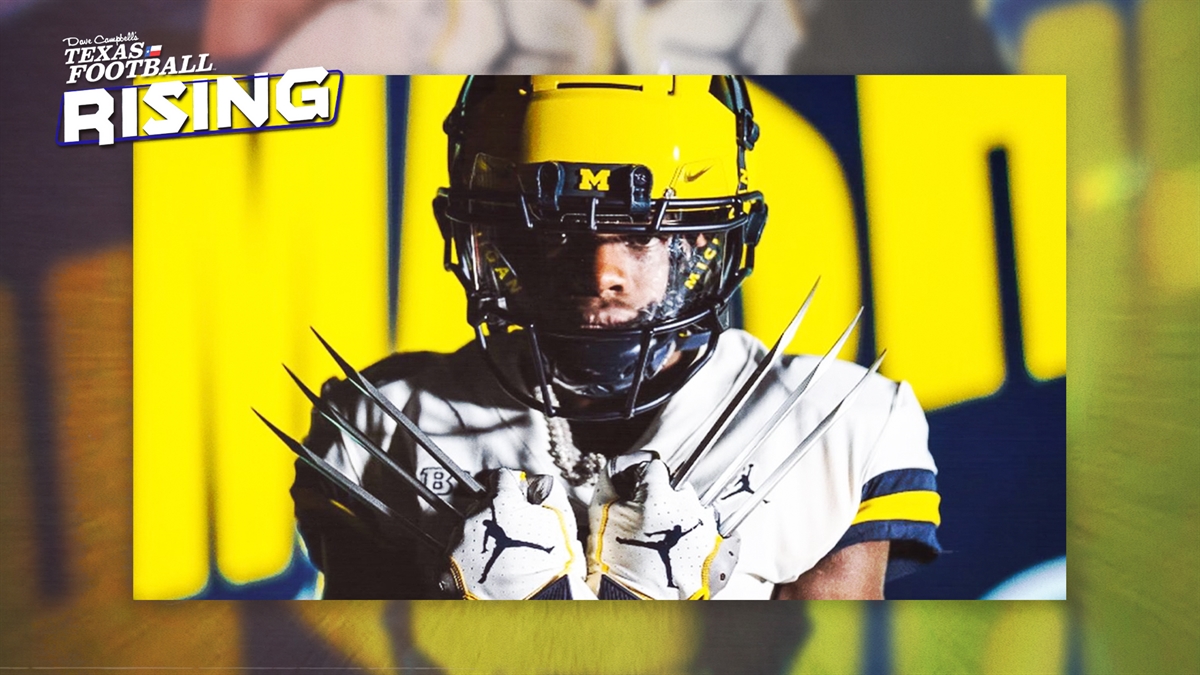 Watch: Four-Star WR Andrew Marsh Makes His Commitment to Michigan Wolverines