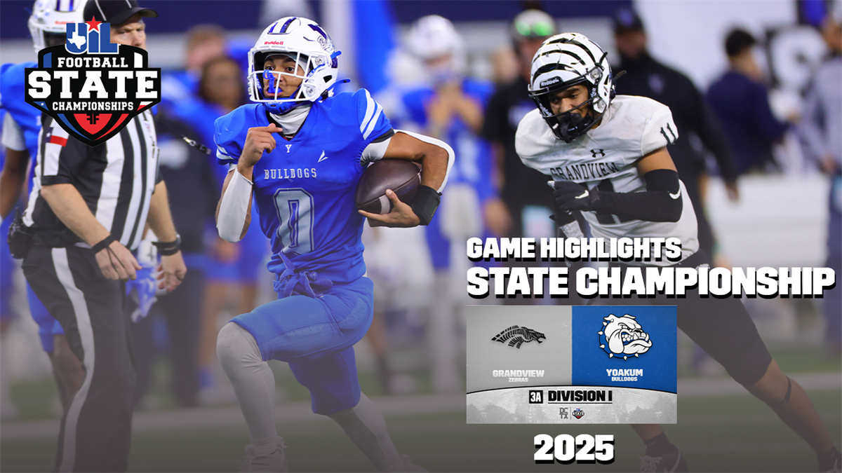 3A DI State Championship Highlights: Yoakum Runs All Over Grandview for ...
