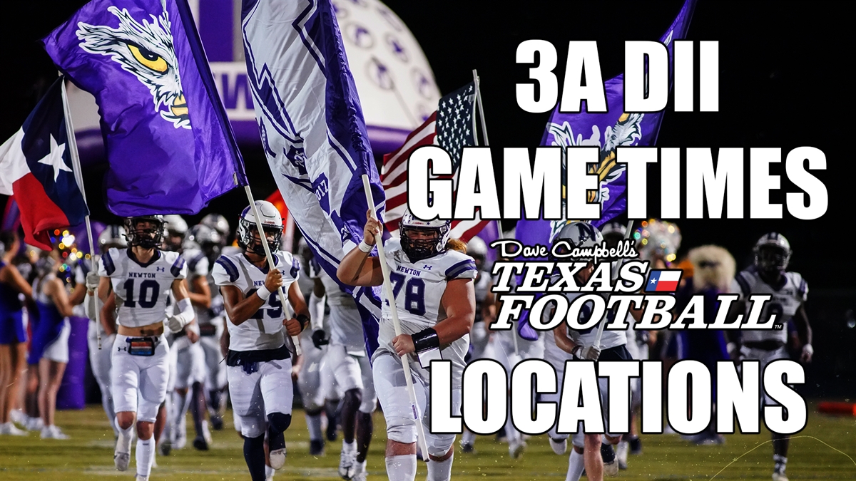2023 Txhsfb Playoffs: 3a Dii Playoff Times And Locations