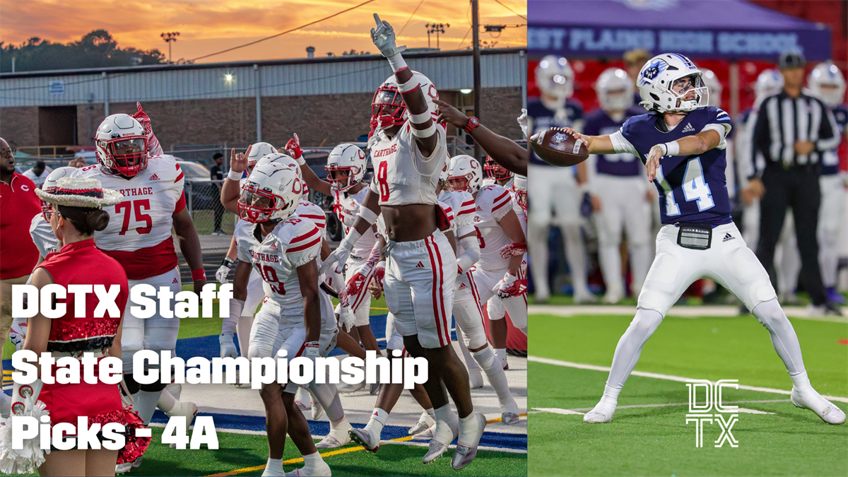 DCTX Staff State Championship Picks: 4A
