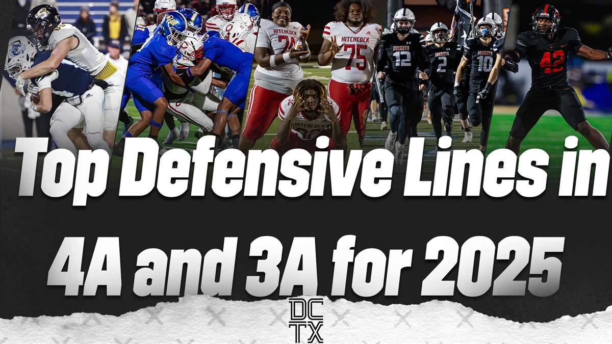 Top Defensive Lines in 4A and 3A for 2025