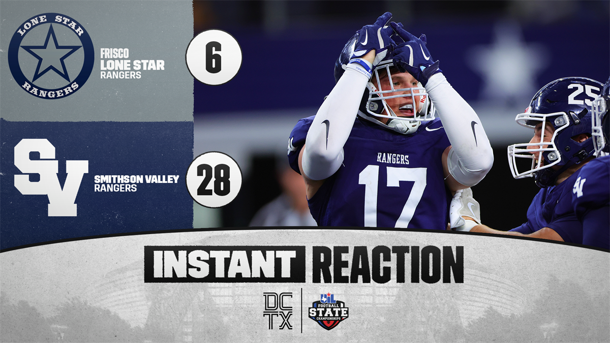 5A DII INSTANT REACTION: Smithson Valley 28, Frisco Lone Star 6