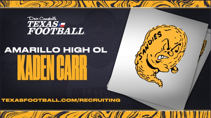 TexasFootball.com Interview: Amarillo 2023 OL Kaden Carr Talks Texas ...