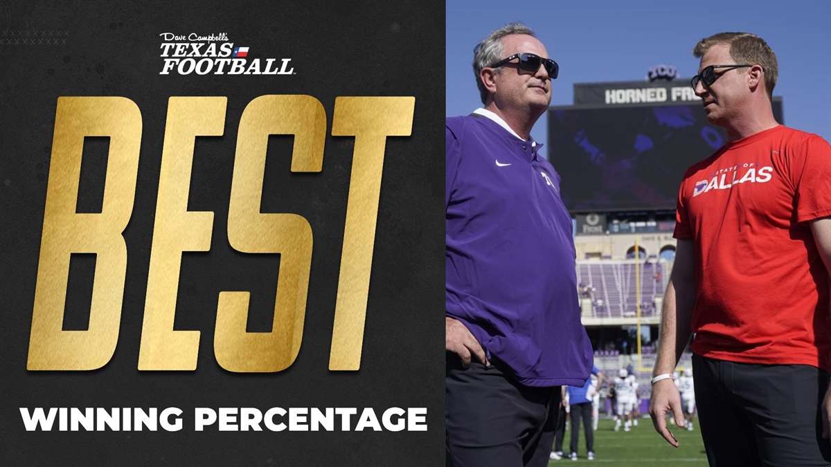 Ranking Texas FBS Head Coaches by Winning Percentage