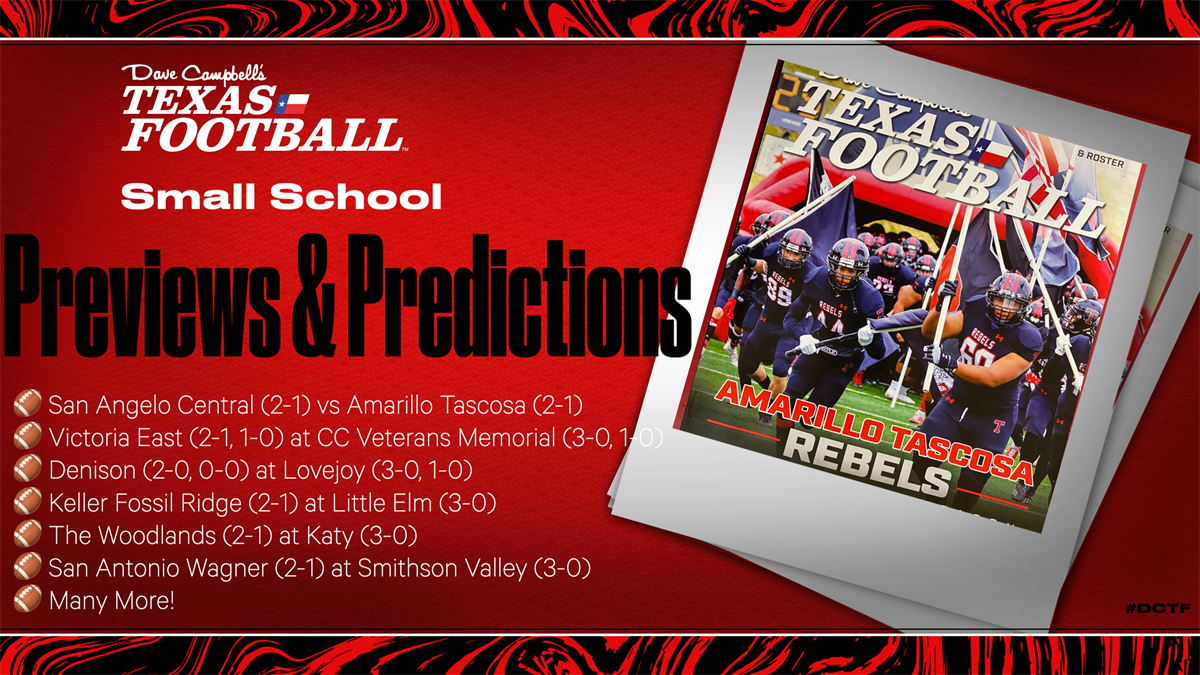 Big School Mega Preview Angry Orange Vs Tascosa Victoria East Vs CC Big School Mega Preview Angry Orange Vs Tascosa Victoria East Vs CC