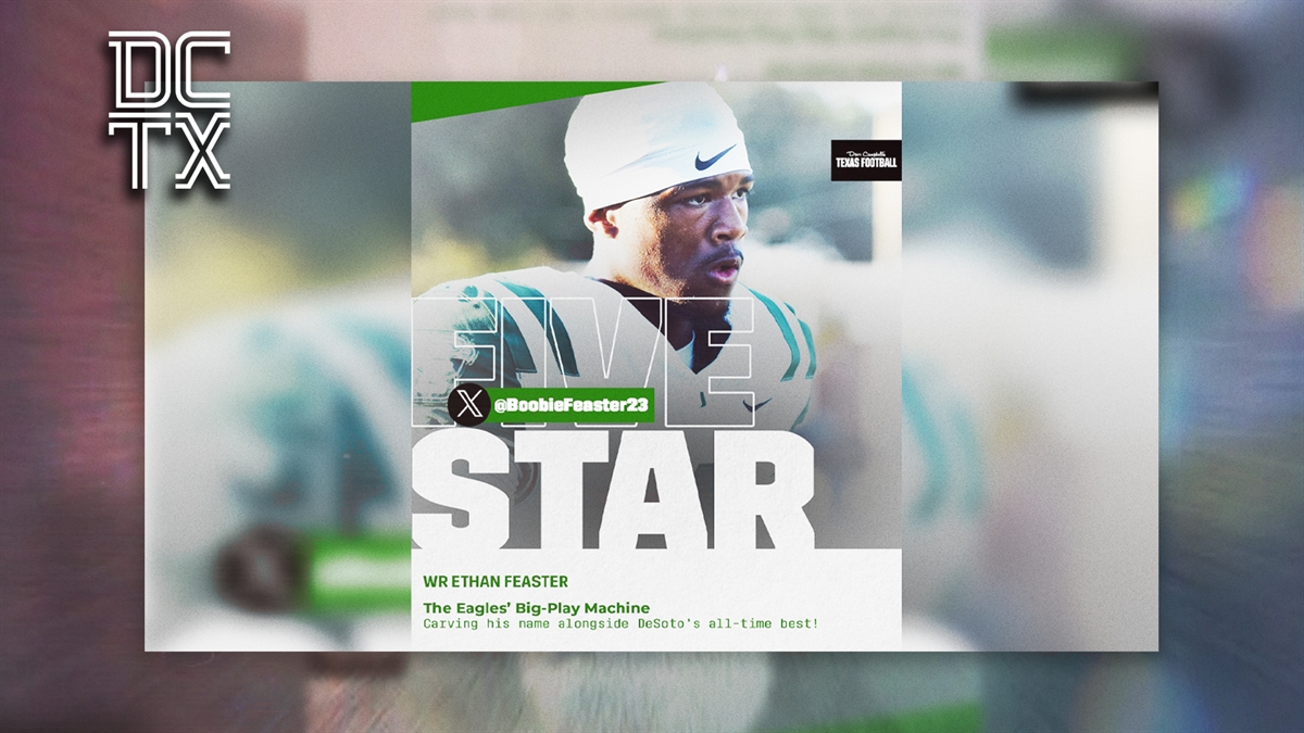 DeSoto WR Ethan Feaster Reclaims DCTX Five-Star Status