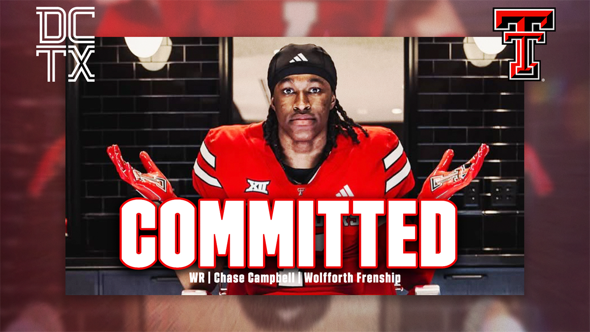 BREAKING: 4-Star WR Chase Campbell Commits to Texas Tech