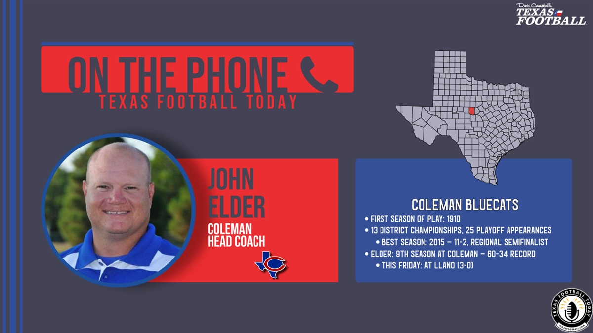 TexasFootball.com Interview: Coleman Head Coach John Elder