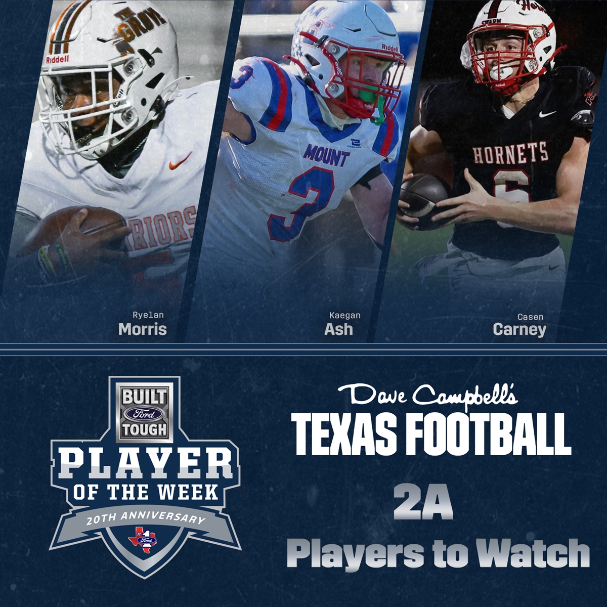 Players to Watch: Who Could Win Built Ford Tough Player of the Year in 2A?