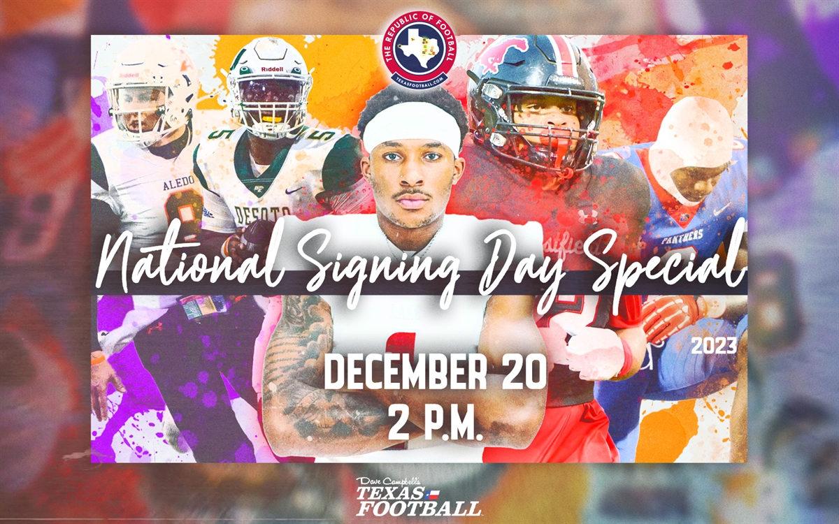 TUNE IN: National Signing Day Special with special guest Texas Tech HC ...