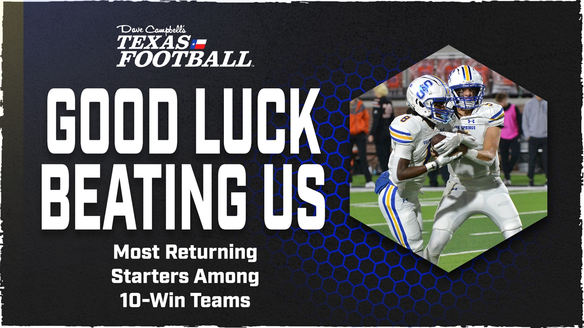 Most Returning Starters Among 10-Win Teams