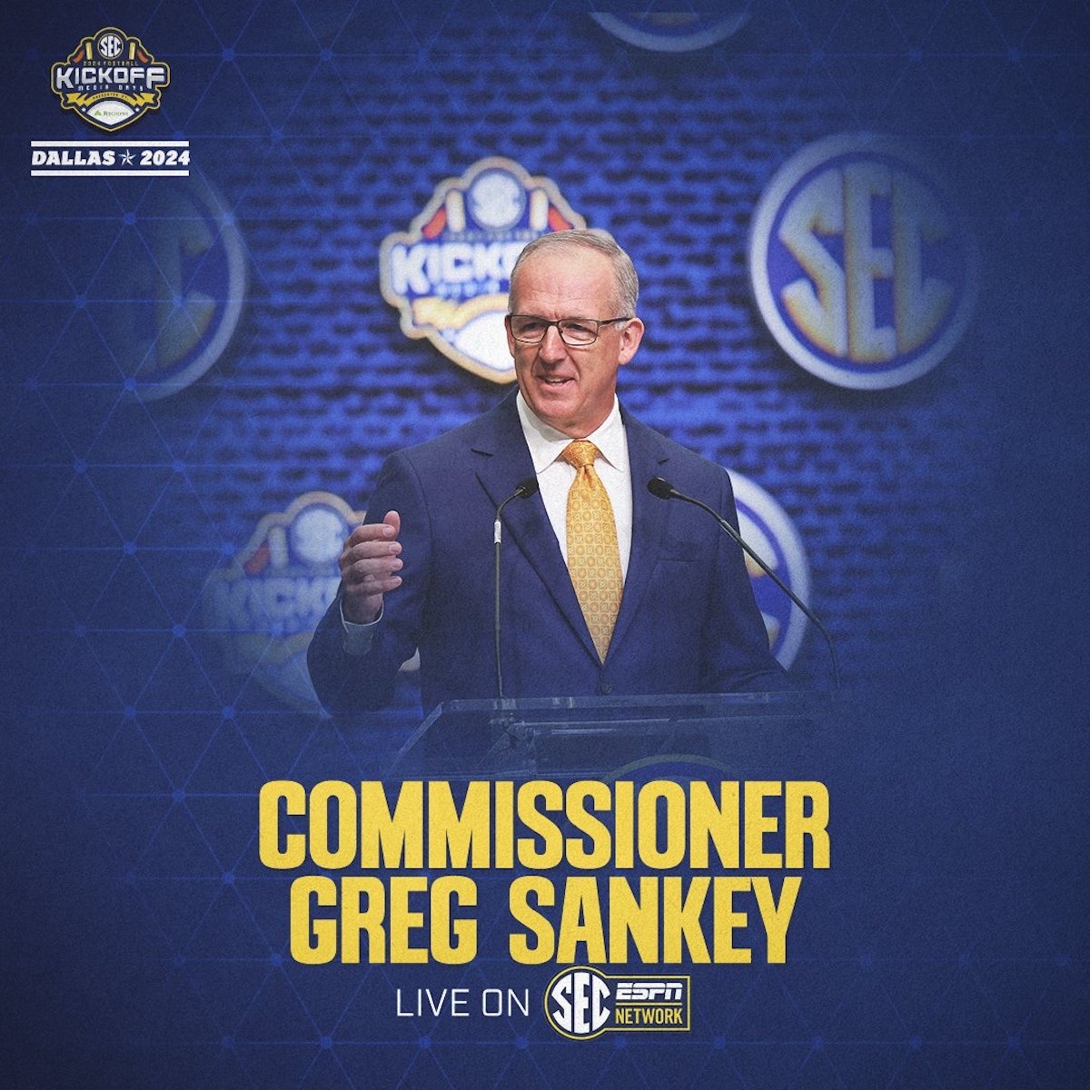 SEC commissioner Greg Sankey provides State of the Union at media days ...