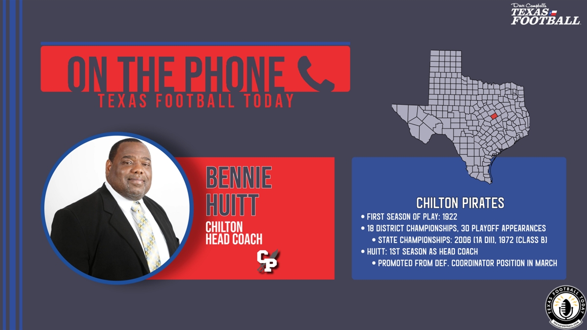 TexasFootball.com Interview: Chilton Head Coach Bennie Huitt
