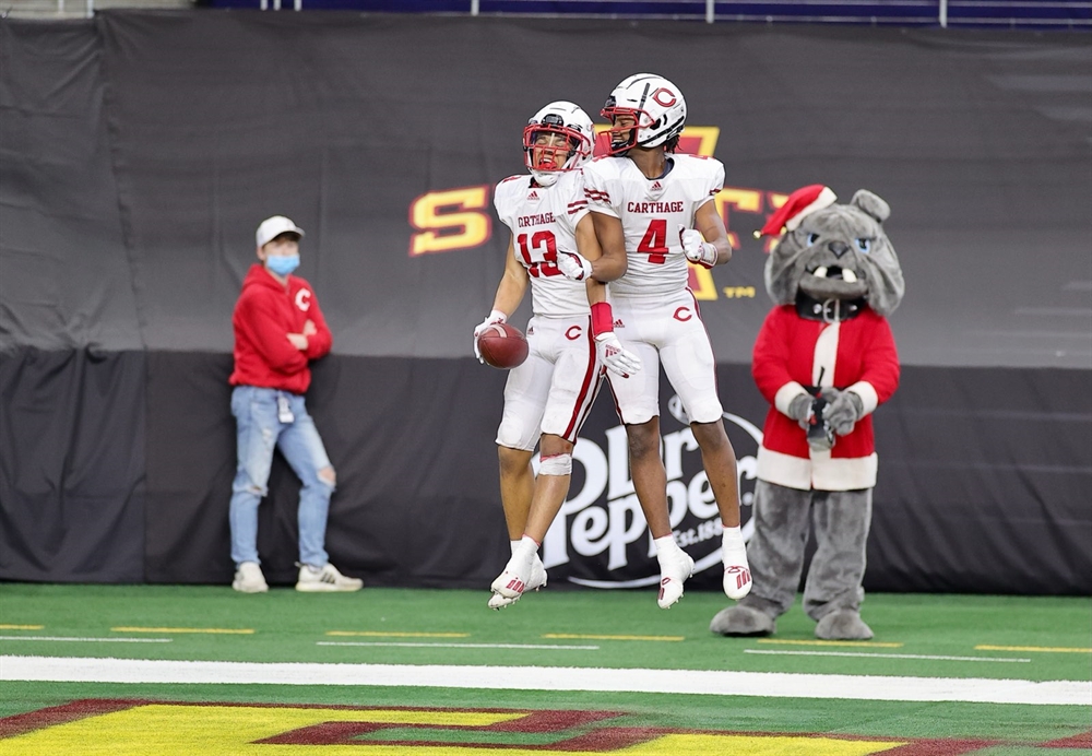 Carthage scores 70 unanswered to win eighth state title