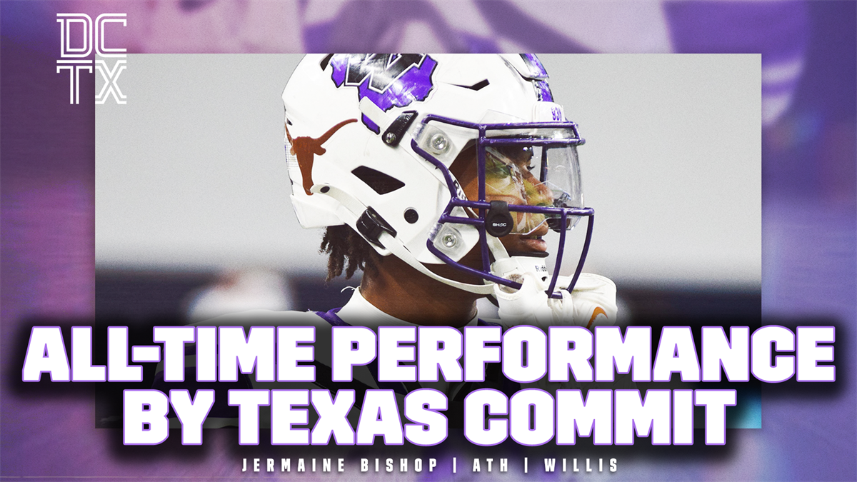 Texas Commit Jermaine Bishop Has All-Time Performance in TXHSFB Playoffs