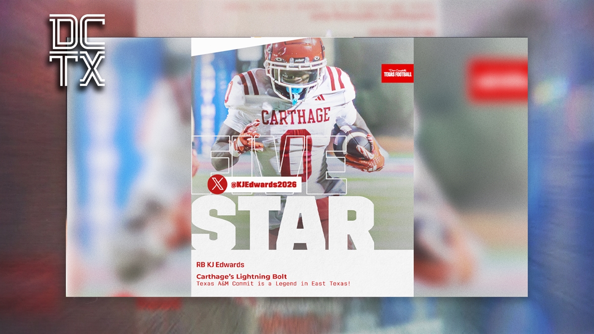 A Legendary East Texas RB is the Newest 2026 DCTX Five-Star