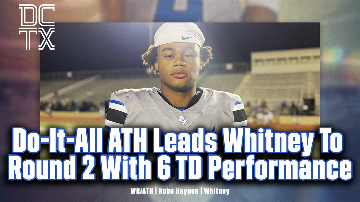 Do-It-All Athlete Leads Whitney To Round Two With Six Touchdown Performance
