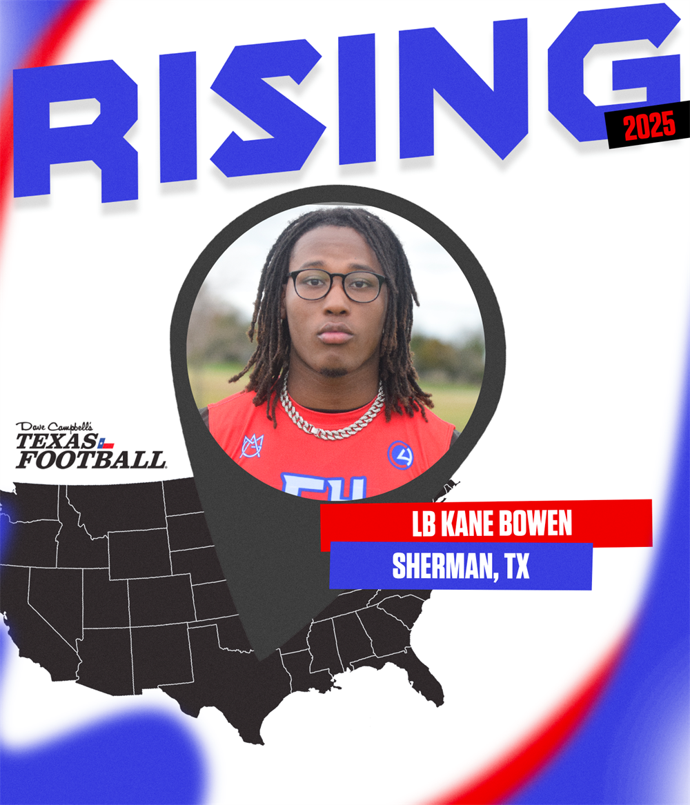 RISING: Sherman 2025 LB Kane Bowen Talks Early Opportunities