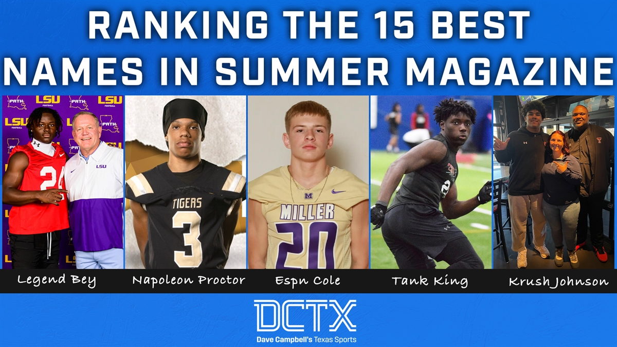Ranking the 15 Best Names in the DCTF Summer Magazine