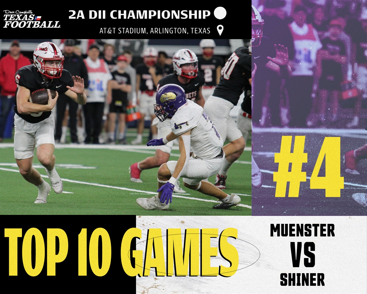 Stepp's No. 4 Game of 2024: Muenster vs Shiner
