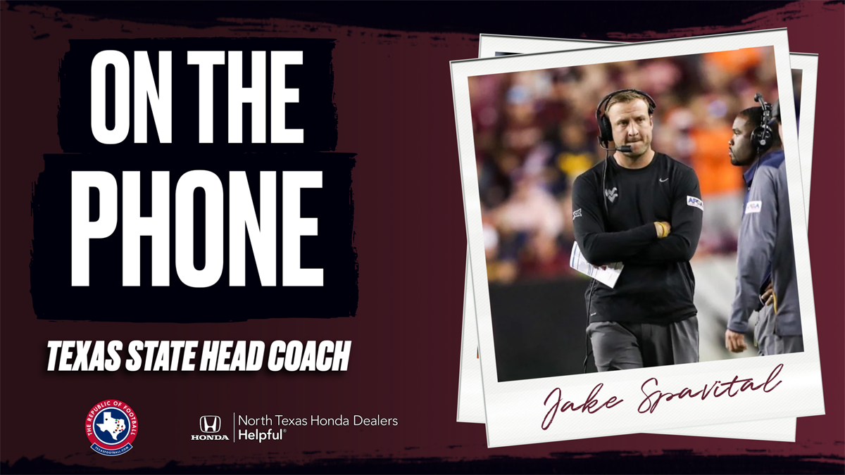 Texas State Head Coach Jake Spavital talks last week's win over App ...