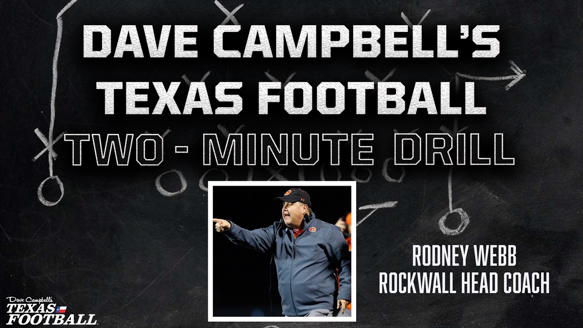 Two-Minute Drill: Rockwall head coach Rodney Webb