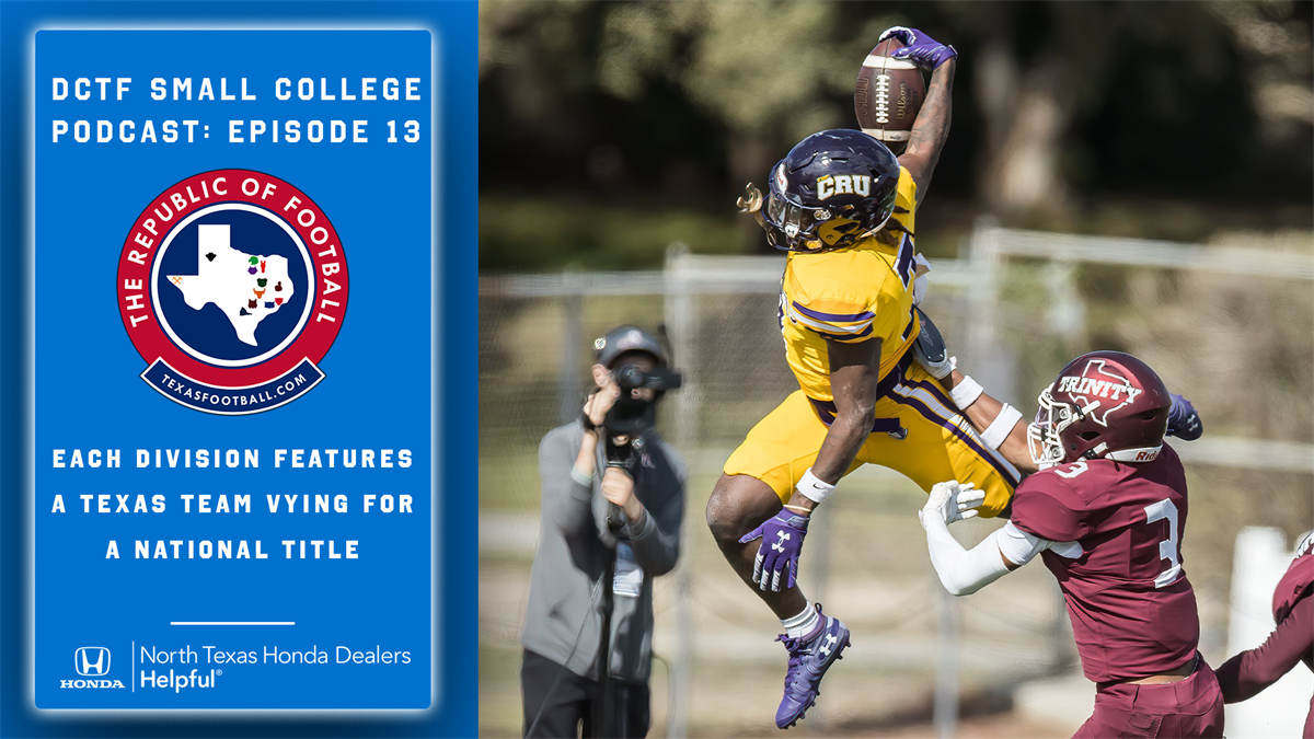 Small College Pod: Each division features a Texas team vying for a ...