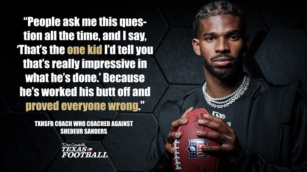 'We All Underestimated Him': TXHSFB Coaches Marvel at Shedeur Sanders