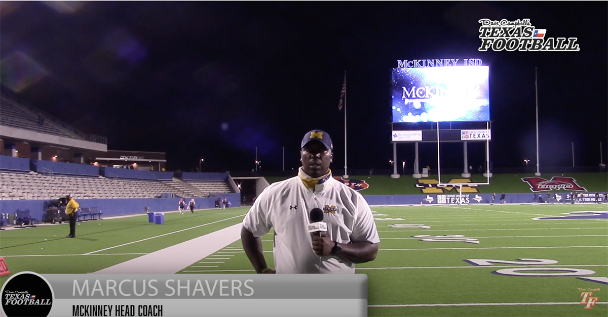 TexasFootball.com Interview: McKinney head coach Marcus Shavers