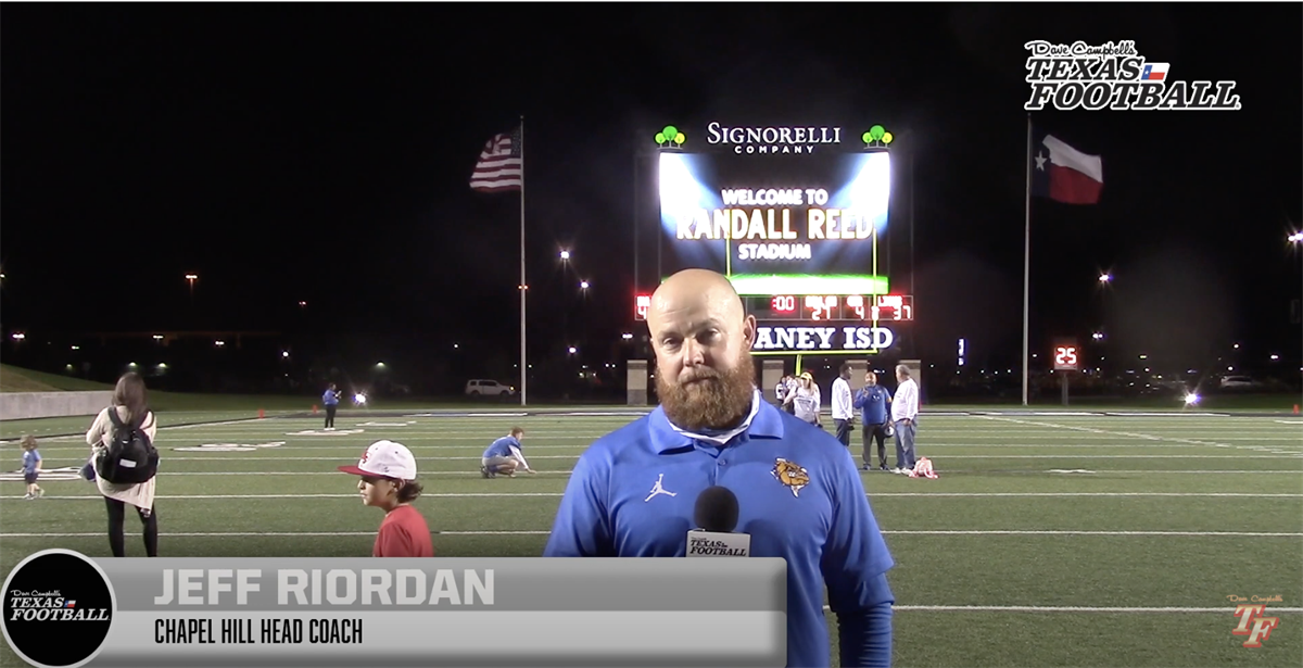 MATT STEPP INTERVIEW: Chapel Hill head coach Jeff Riordan