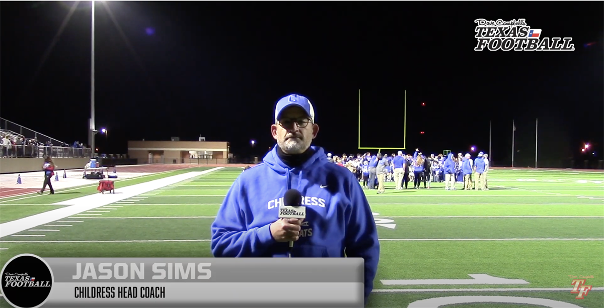 MATT STEPP INTERVIEW: Childress head coach Jason Sims