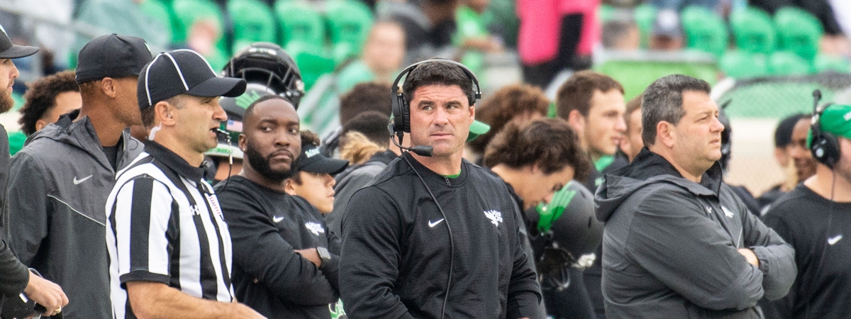 Utah State 52, North Texas 13: Mean Green collapse after Mason Fine ...