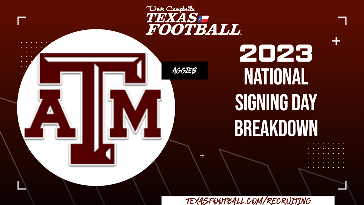 2023 National Signing Day Breakdown: Texas A&M Aggies