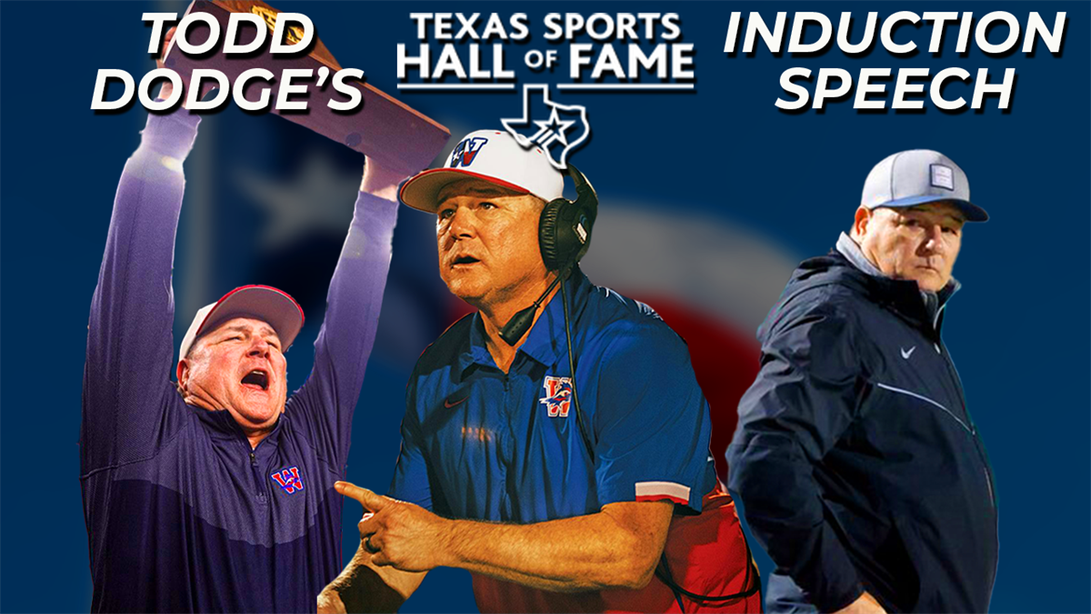 WATCH: Todd Dodge's 2025 Texas Sports Hall of Fame Induction