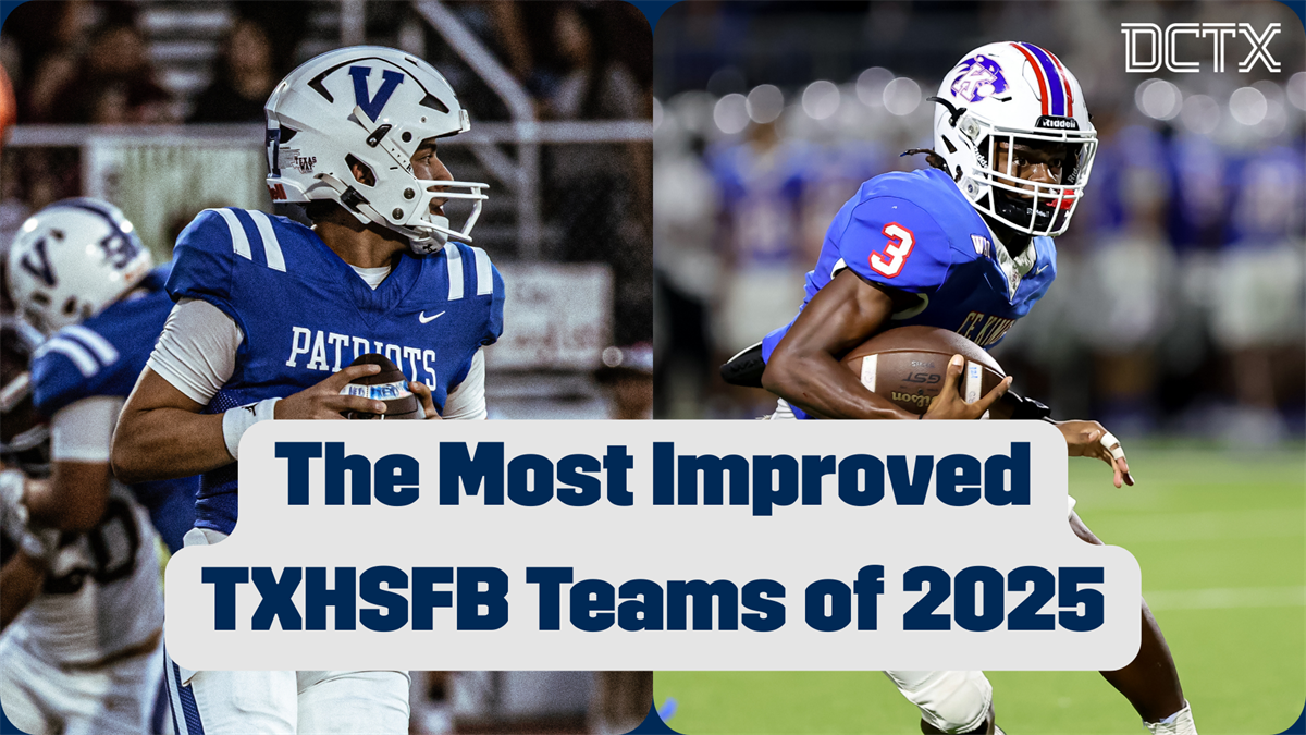 The Most Improved TXHSFB Teams of 2025