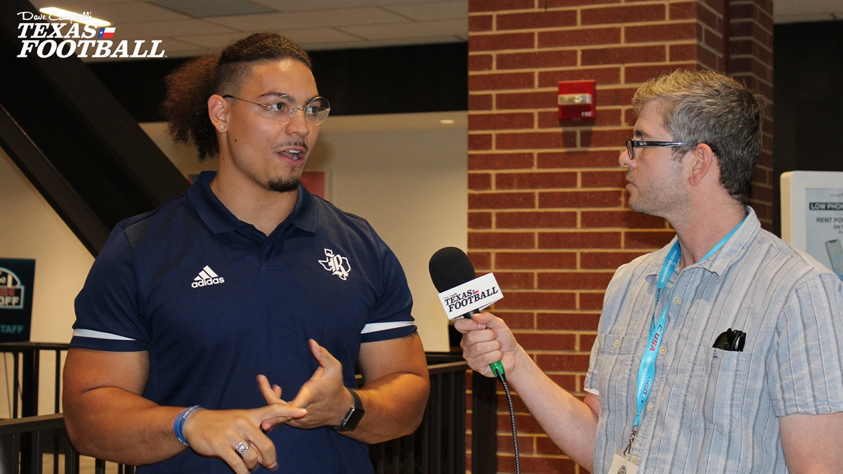 Conference USA Media Day: Rice DE Trey Schuman