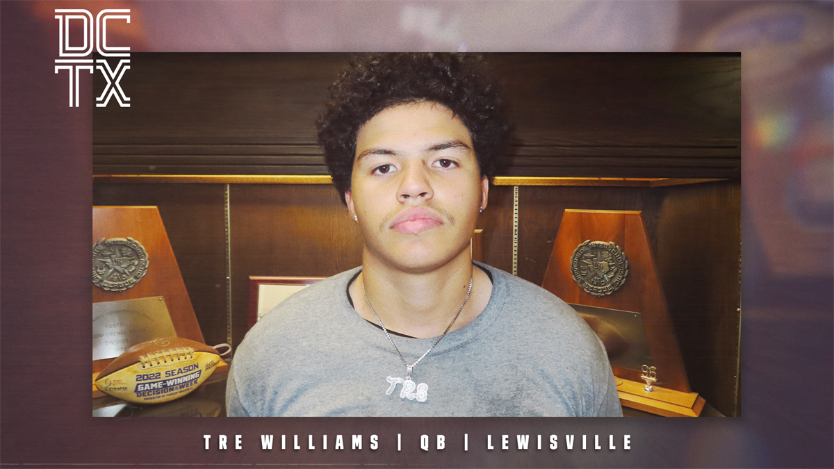Tre Williams Has Developed Into A Leader at Lewisville As The Senior QB