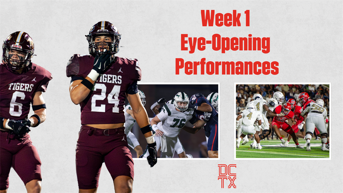 Eye-Opening Performances from Week 1 of the TXHSFB Season