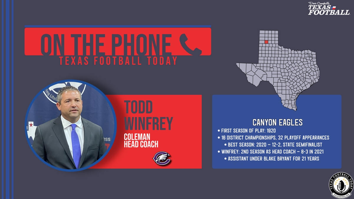 TexasFootball.com Interview: Canyon Head Coach Todd Winfrey