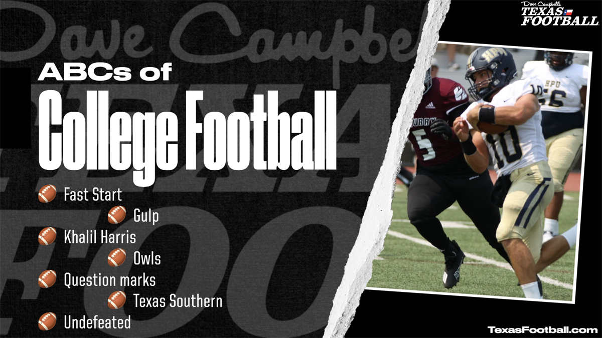 ABCs of College Football: Week 5 recap from the state of Texas