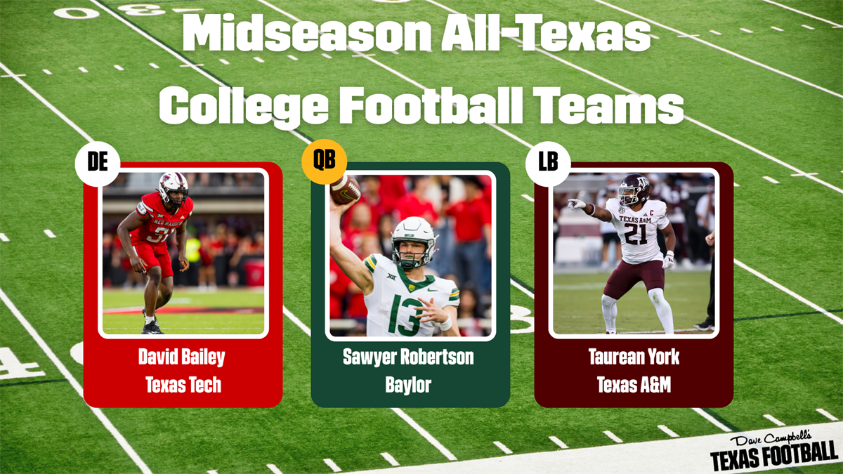 2025 Midseason All-Texas College Football Teams: Aggies, Red Raiders ...