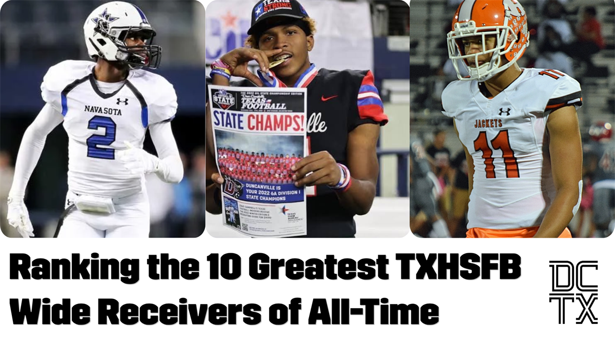 Ranking the 10 Greatest TXHSFB Wide Receivers of All-Time