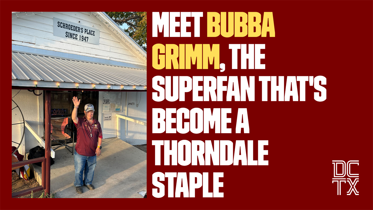 Meet Bubba Grimm, the Superfan that's Become a Thorndale Staple