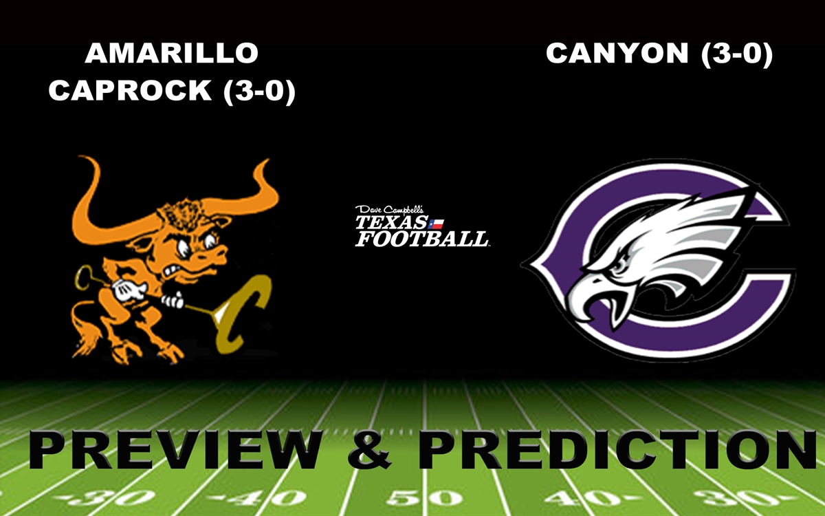 Preview & Prediction: Amarillo Caprock (3-0) at Canyon (3-0)
