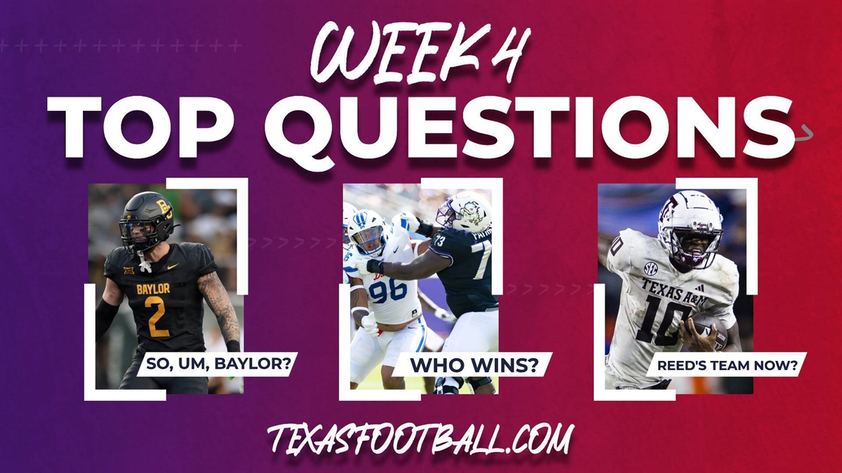 5 Important Questions for Week 4: Is it Marcel Reed time?