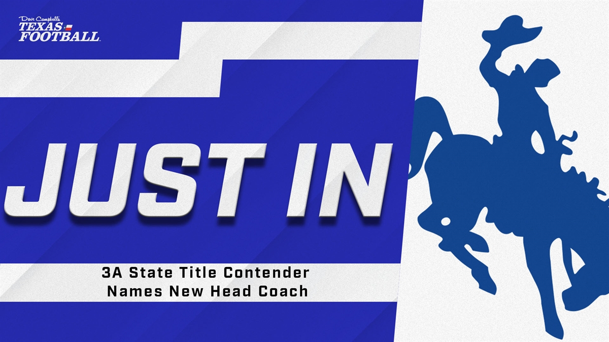 3A State Title Contender Names New Head Coach