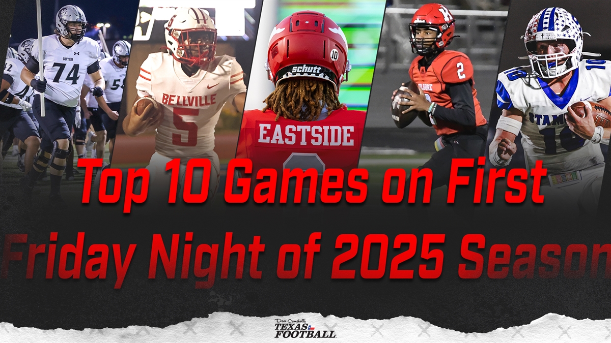 Top 10 Games on the First Friday Night of 2025 Season