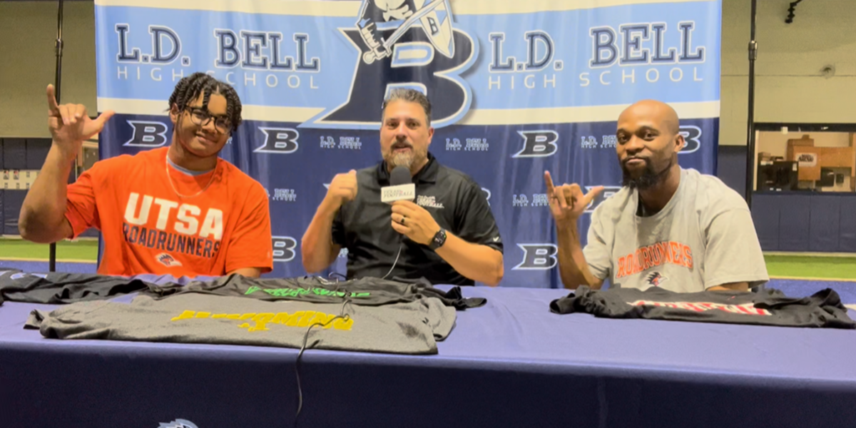 LIVE! L.D. Bell Three-Star DL Tristan Johnson Commits to UTSA