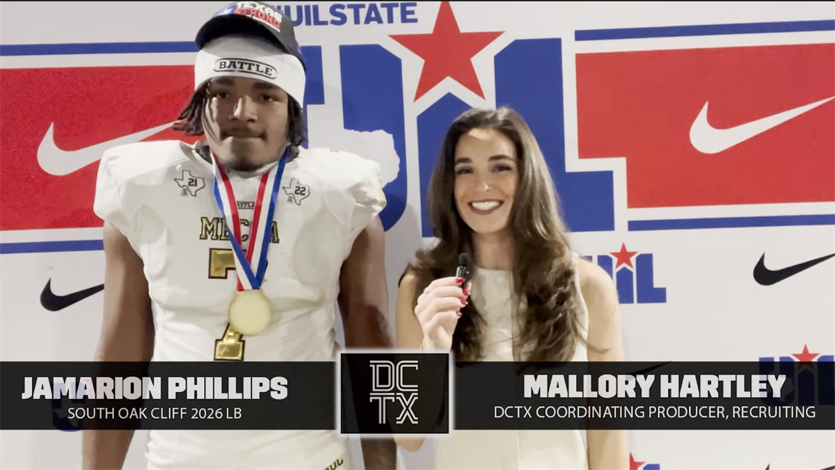 5A DII Defensive MVP: South Oak Cliff 2026 LB Jamarion Phillips