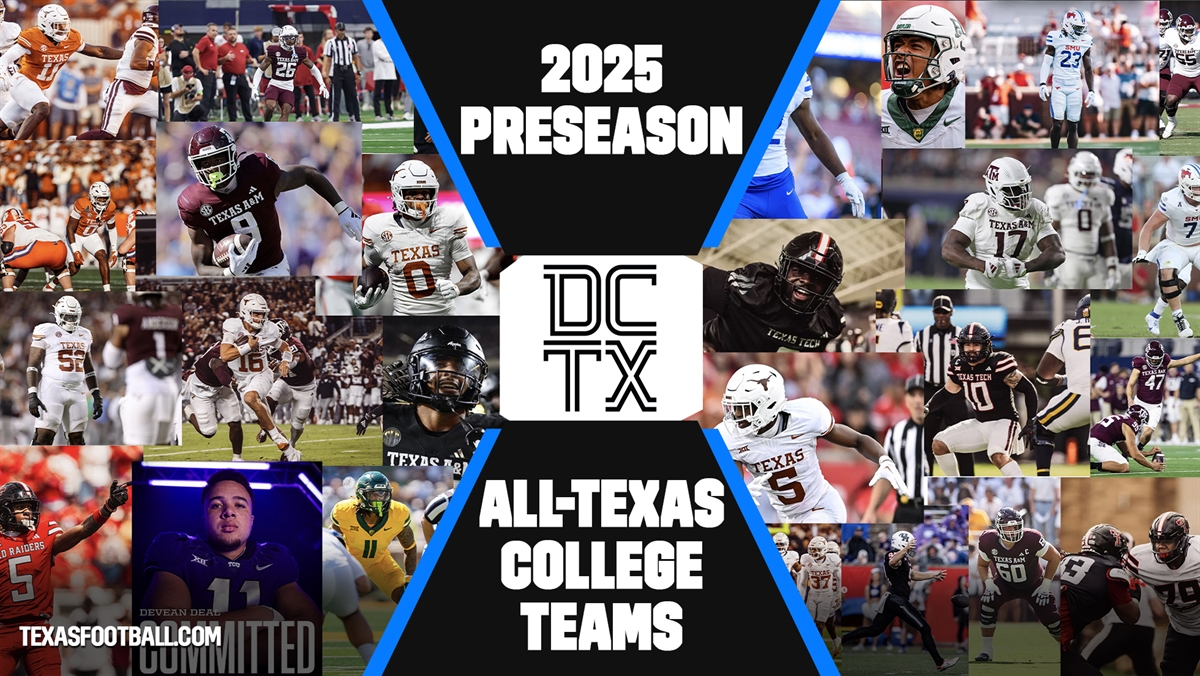 2025 Preseason All-Texas College Football Teams